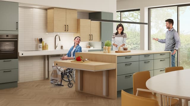 Height adjustable kitchens | Pressalit