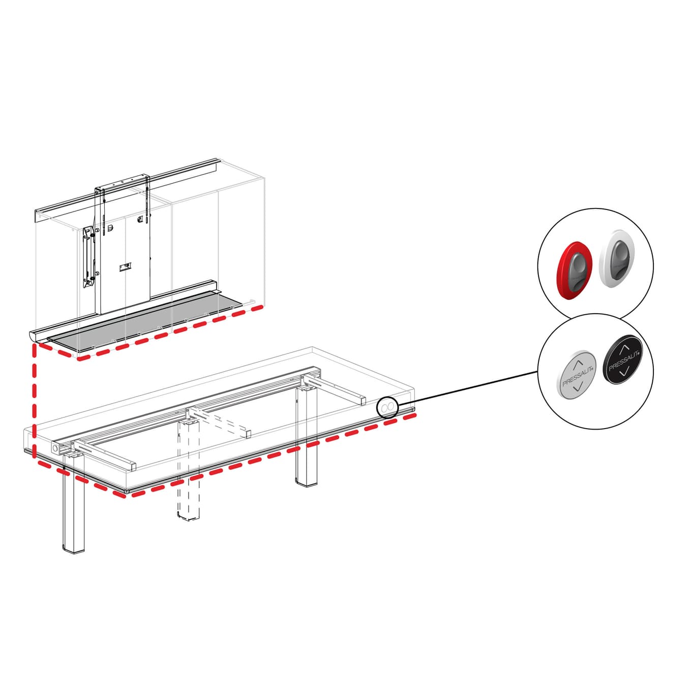 Height adjustable kitchen for disabled and elderly | Pressalit